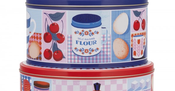 Shop Wholesale Printer Johnson Large Round Set Of 3 Tins Online | Australia